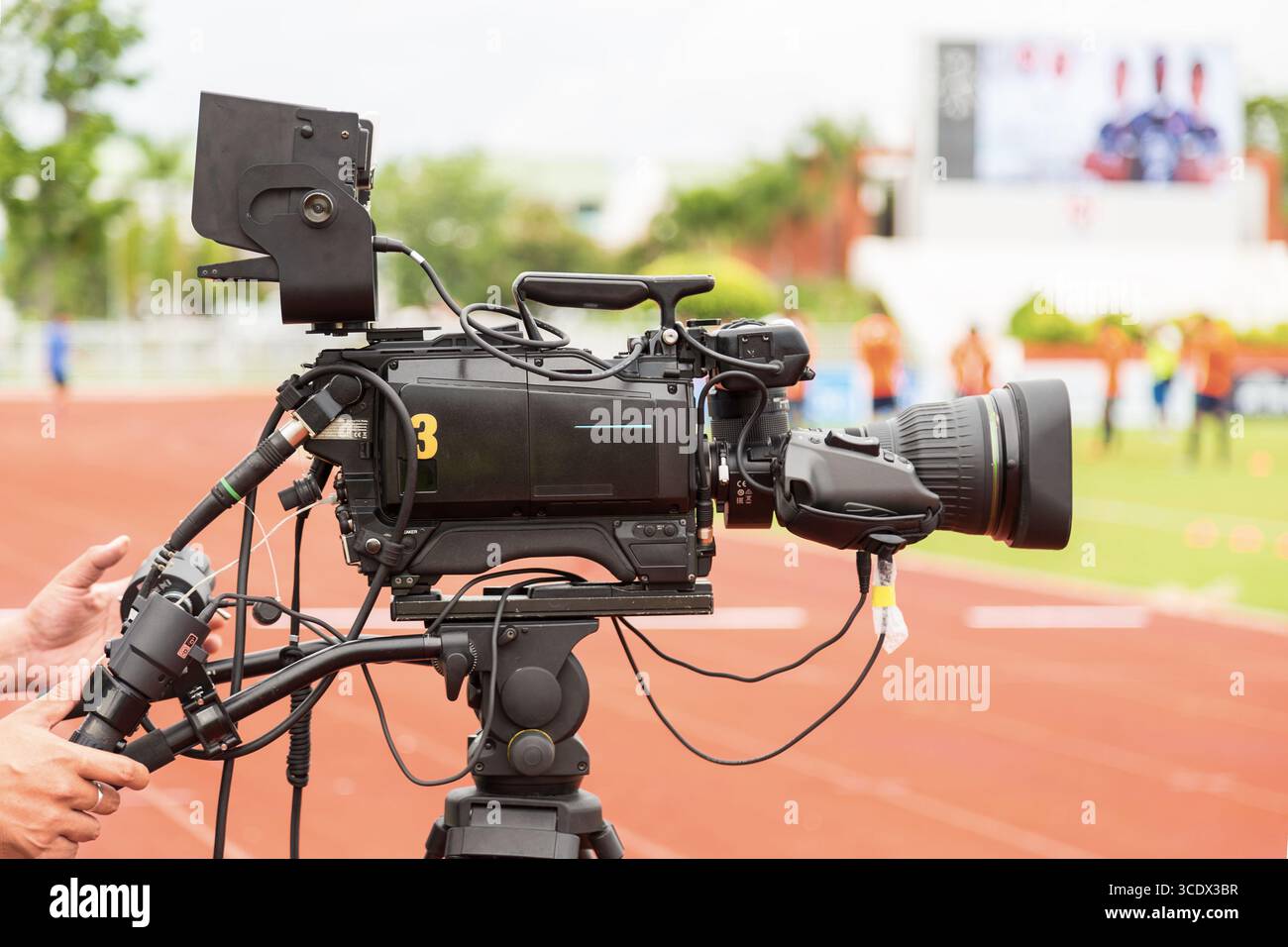 High definition cinema camera on a movie set Stock Photo - Alamy