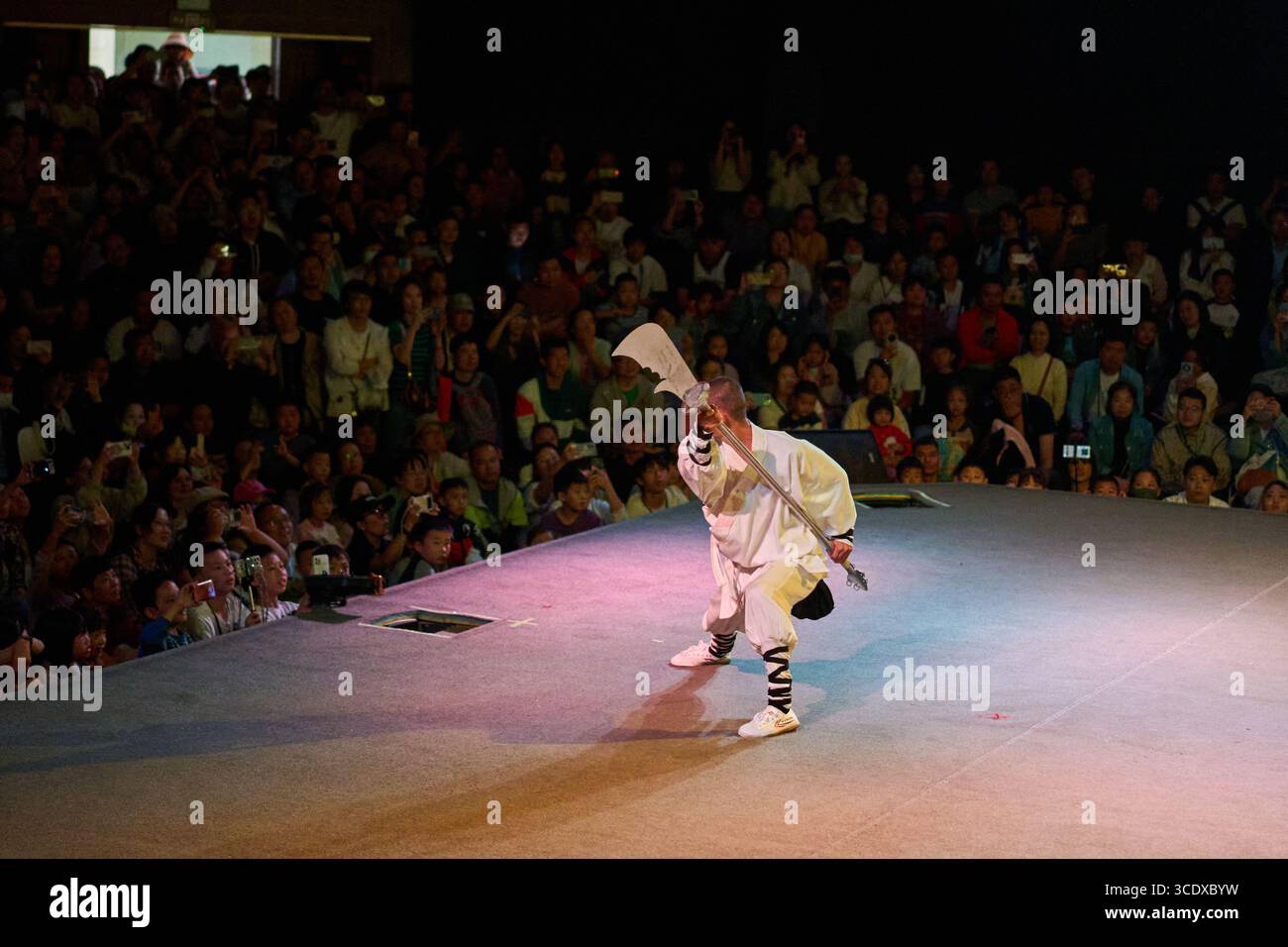 Shaolin Monks Performing Martial Arts at Shaolin Temple Martial Arts ...