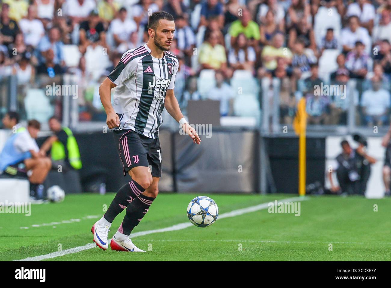 Filip Kostic of Juventus FC seen in action during pre-season friendly ...