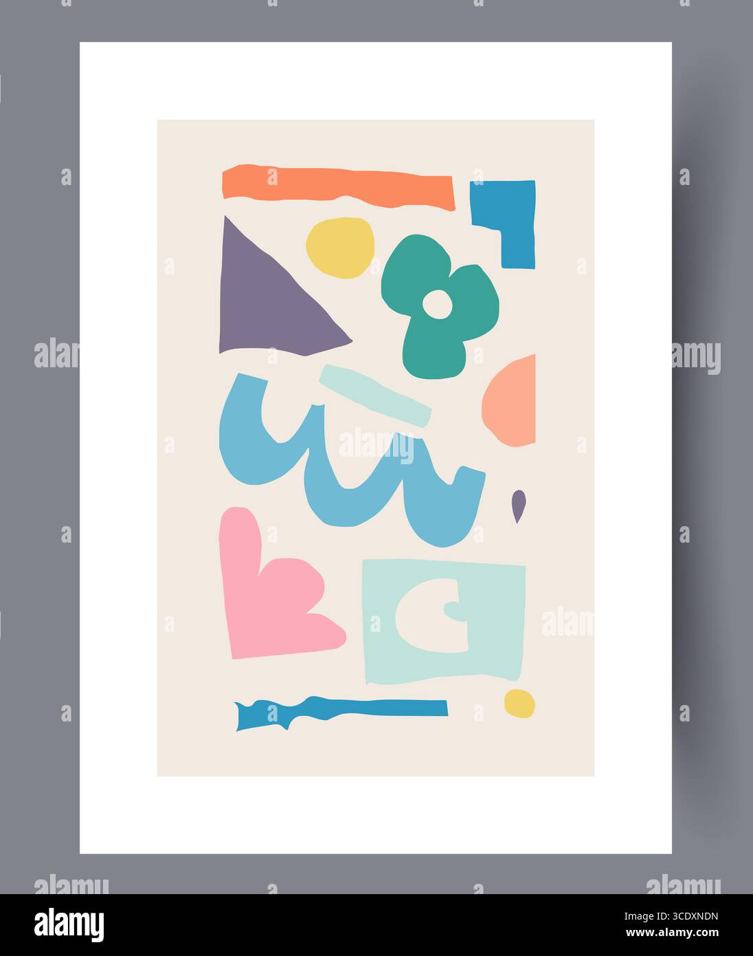 Colorful geometric shapes patterns hi-res stock photography and images - Alamy