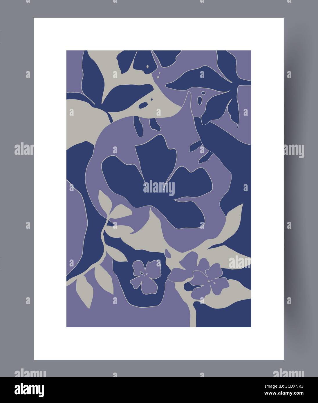 Abstract floral shapes features hi-res stock photography and images - Alamy