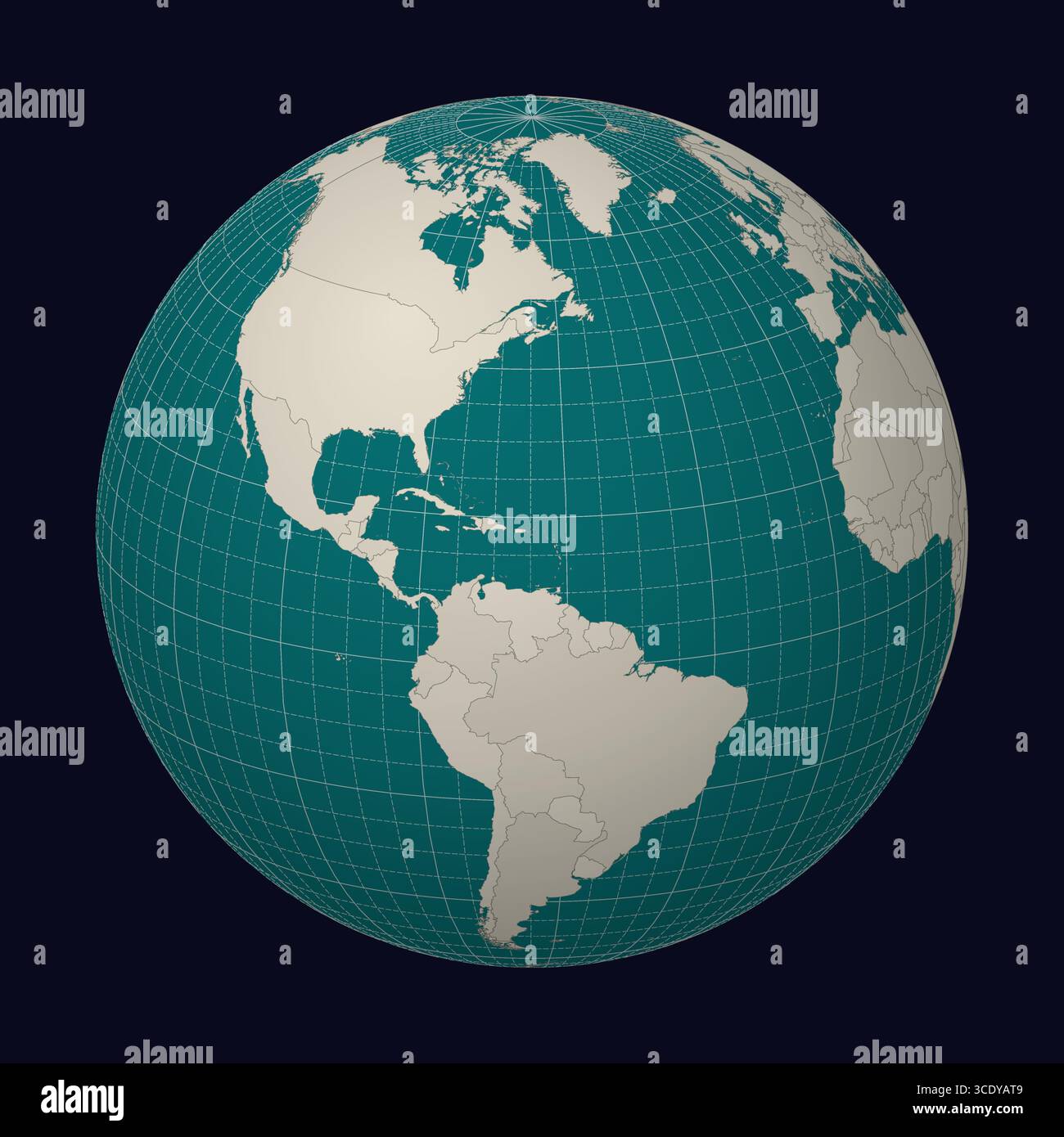 United states virgin islands globe Stock Vector Images - Alamy