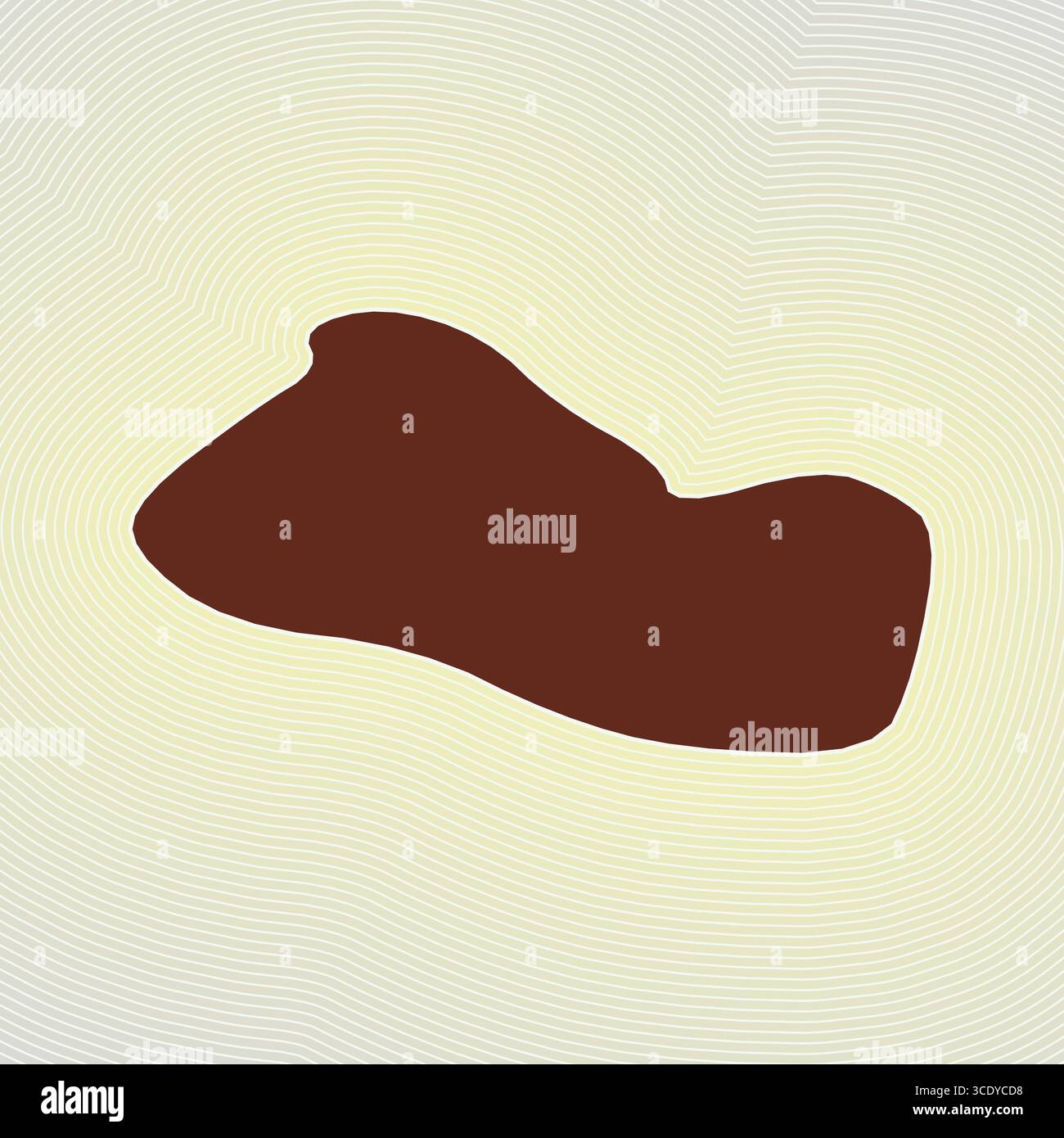 El Salvador map icon. Country shape on radiant striped gradient ...
