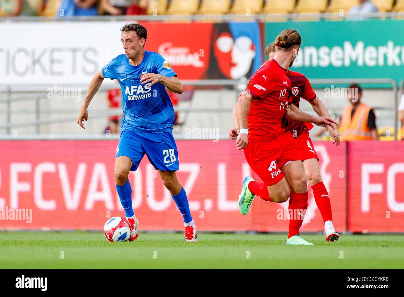VADUZ, Rheinpark Stadfium, season 2025 / 2026 , UEFA Football Conference League play off match ...