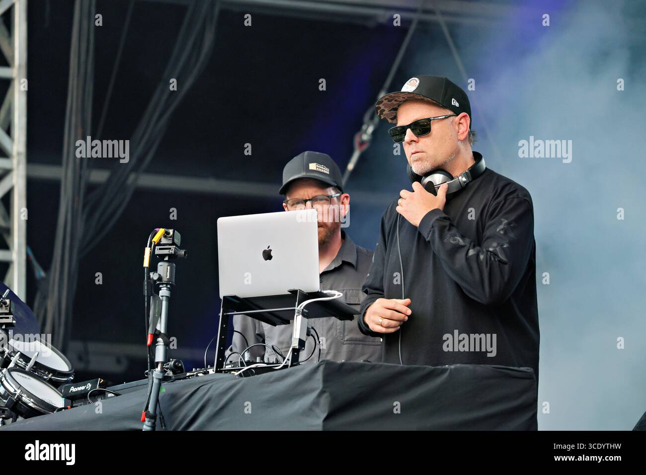 London, UK. 14th August 2025: DJ Shadow performed at the Morcheeba ...