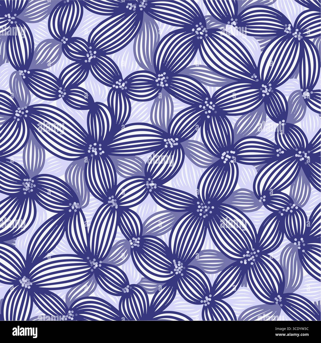 Striped flower petals Stock Vector Images - Alamy
