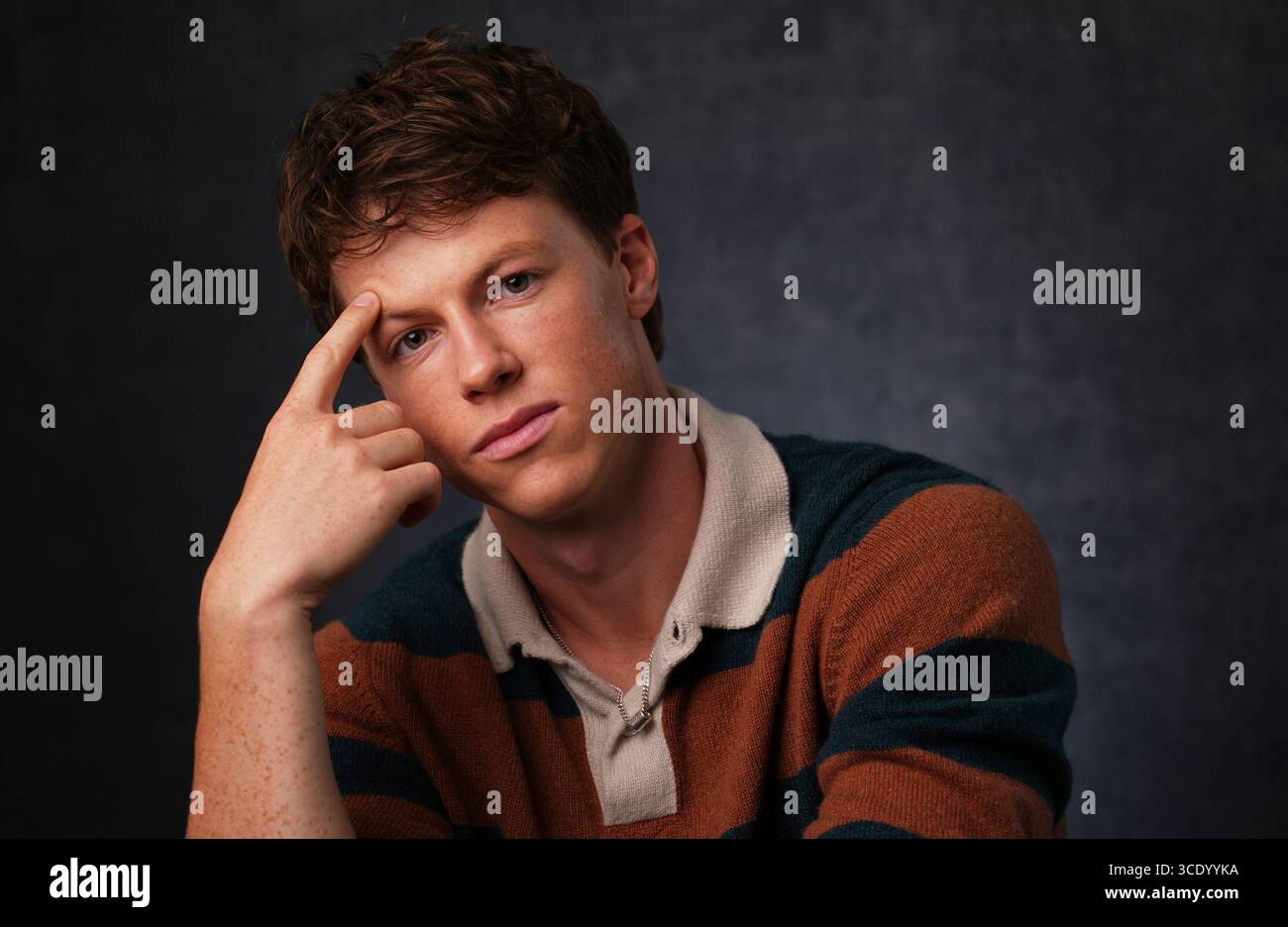 Milo Callaghan poses for a portrait to promote the television series ...