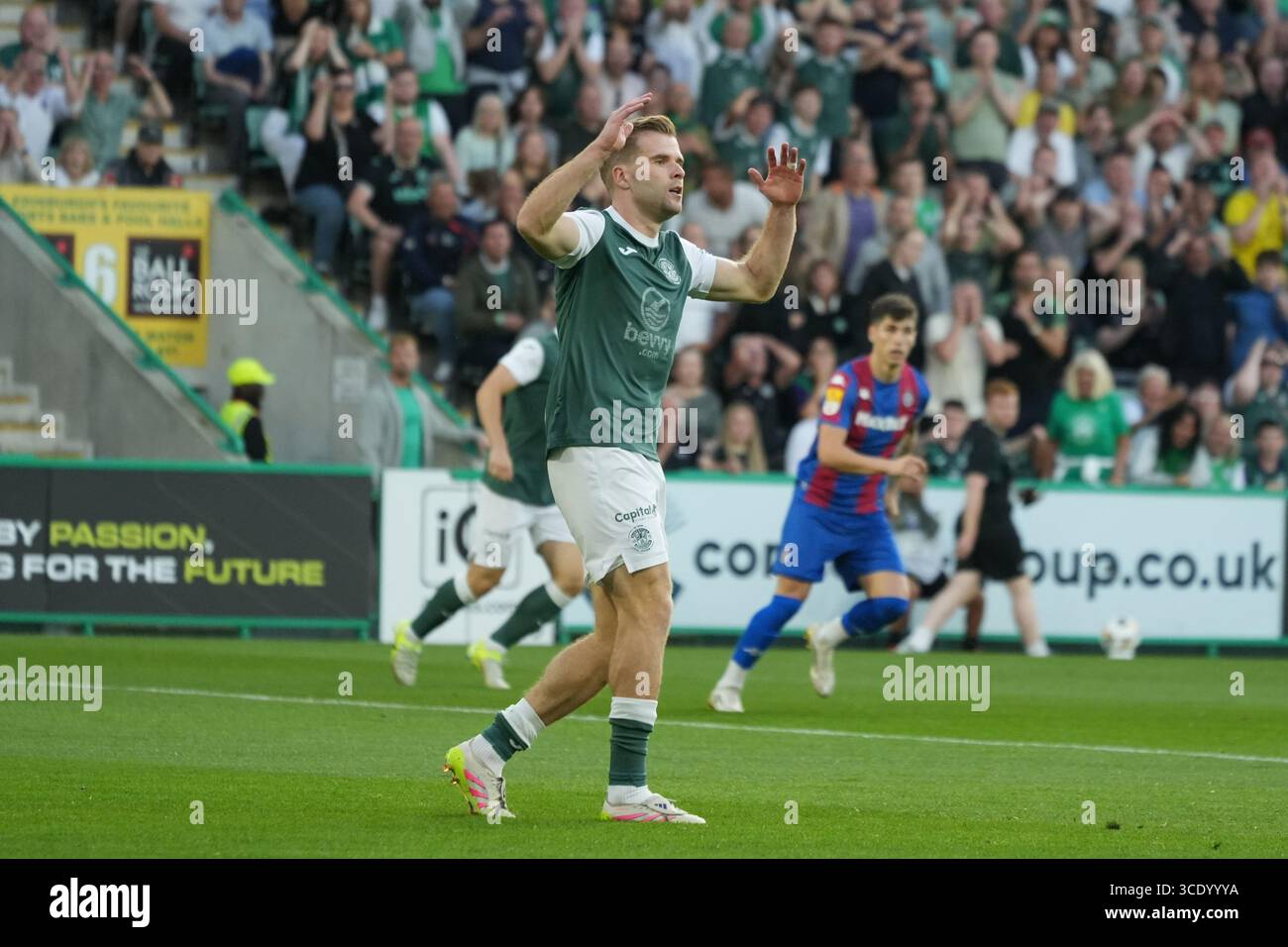 14th August 2025; Easter Road, Edinburgh, Scotland: UEFA Europa ...