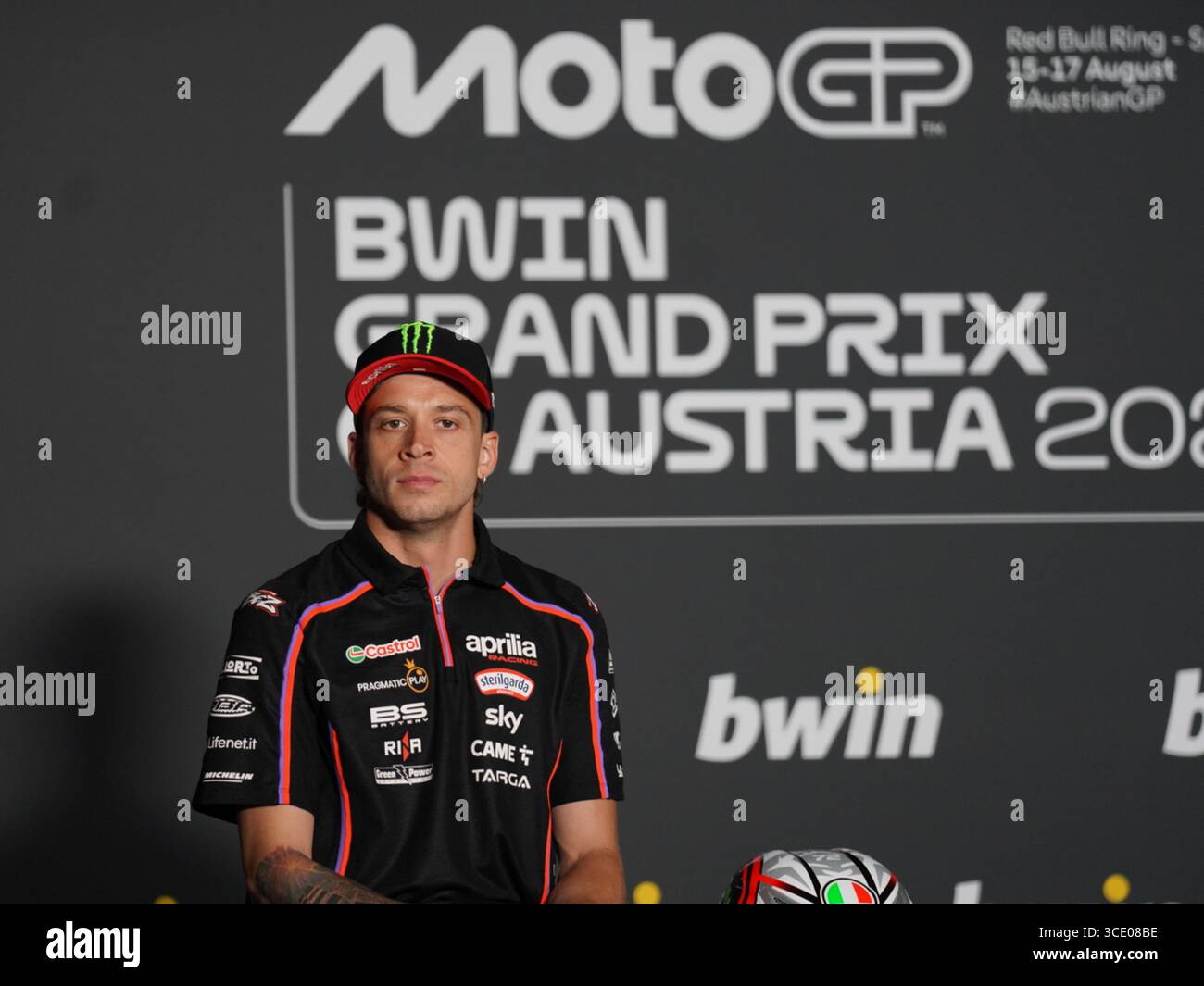 72 Bezzecchi Marco Aprilia Racing APRILIA during the press conference ...