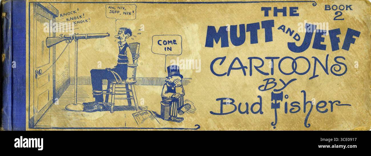 Mutt and Jeff Book 2 Cover (1911 Stock Photo - Alamy