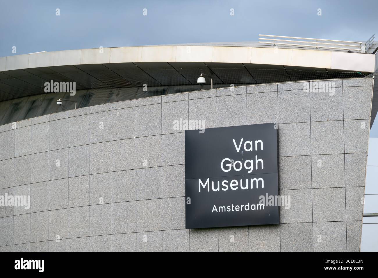 Exterior view of the Van Gogh Museum, Dutch art museum dedicated to the ...