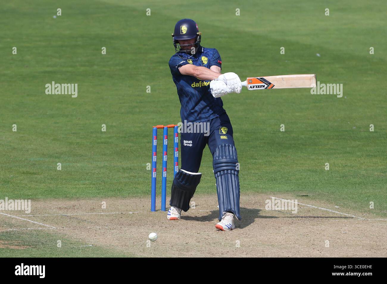 Colin Ackermann of Durham is seen batting during the Metro Bank One Day ...