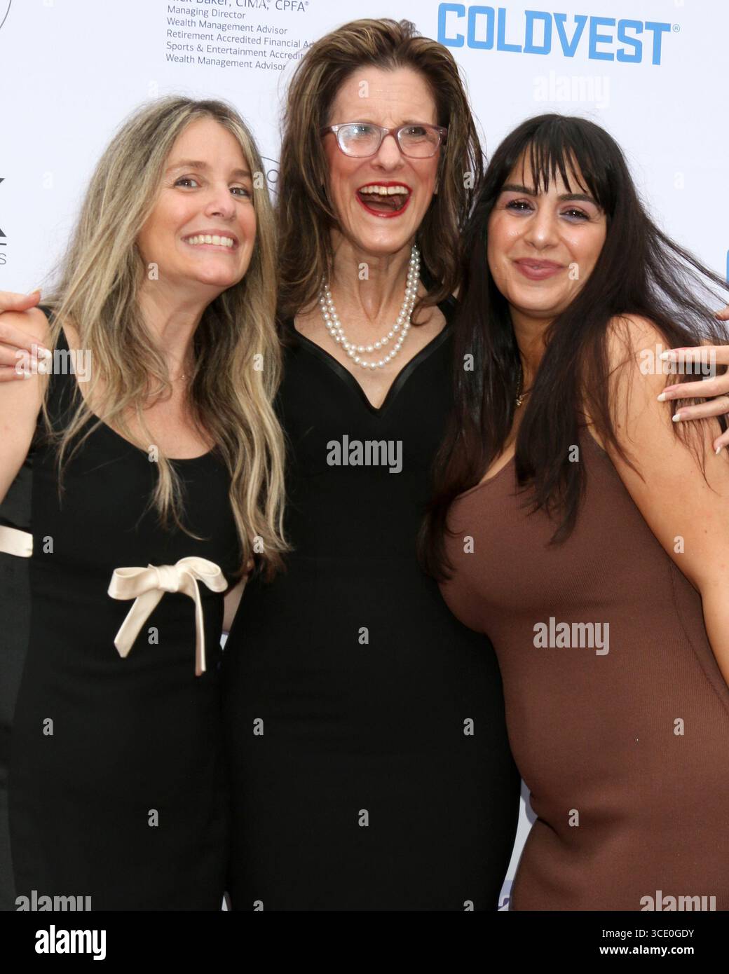 Los Angeles, USA. 13, August, 2025. Pictured left to right, Dr. Teresa ...