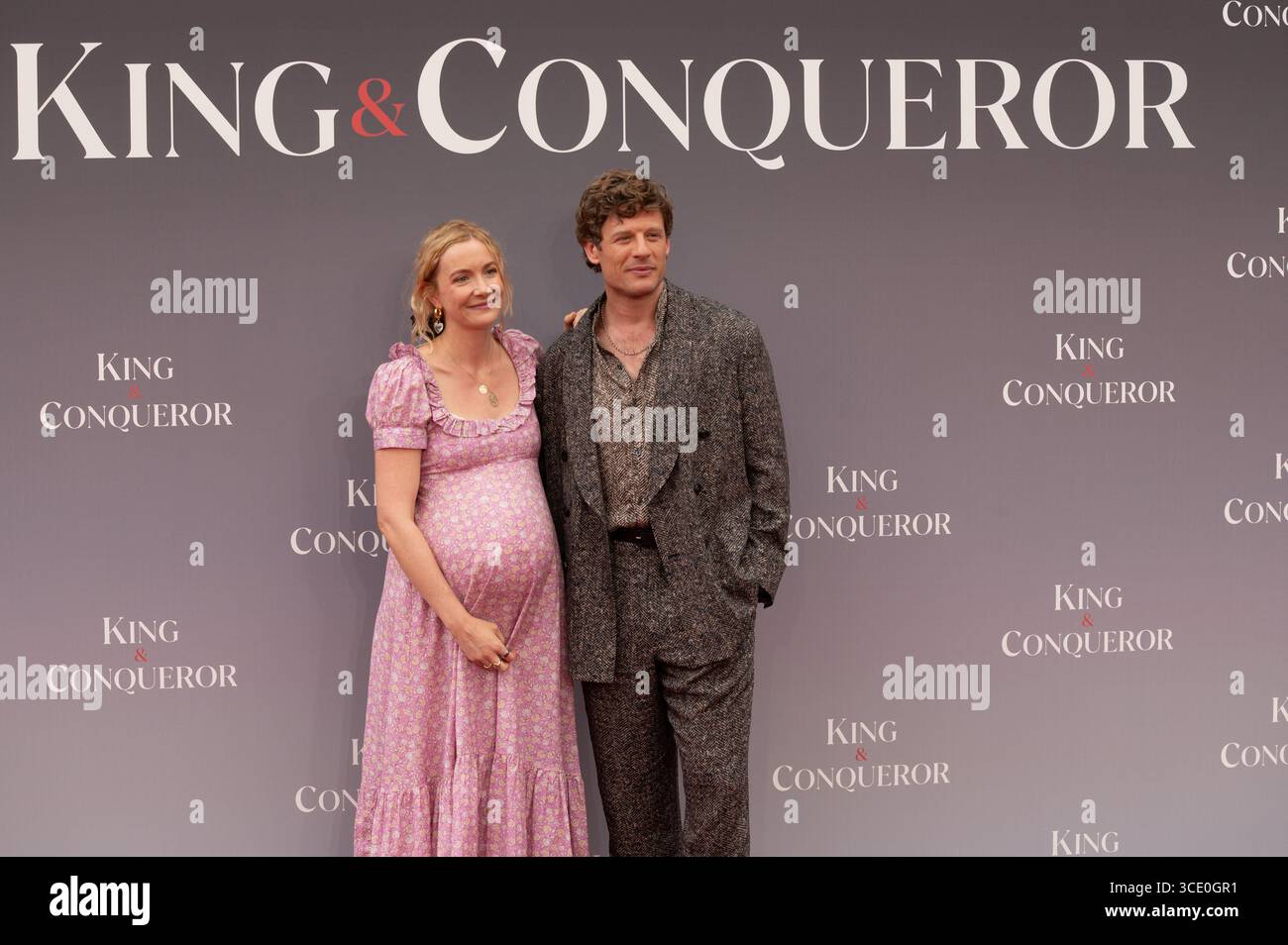 London, United Kingdom. 13th August 2025. Kitty Kaletsky and husband ...