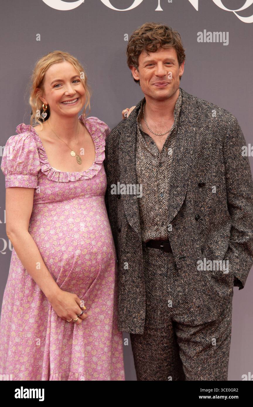 London, United Kingdom. 13th August 2025. Kitty Kaletsky and husband ...