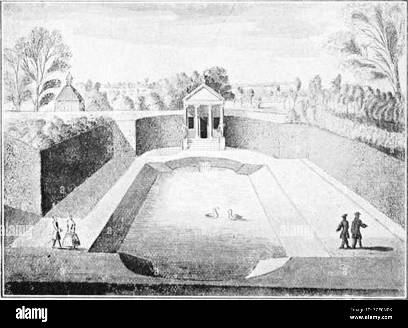 Garden design reference Black and White Stock Photos & Images - Alamy