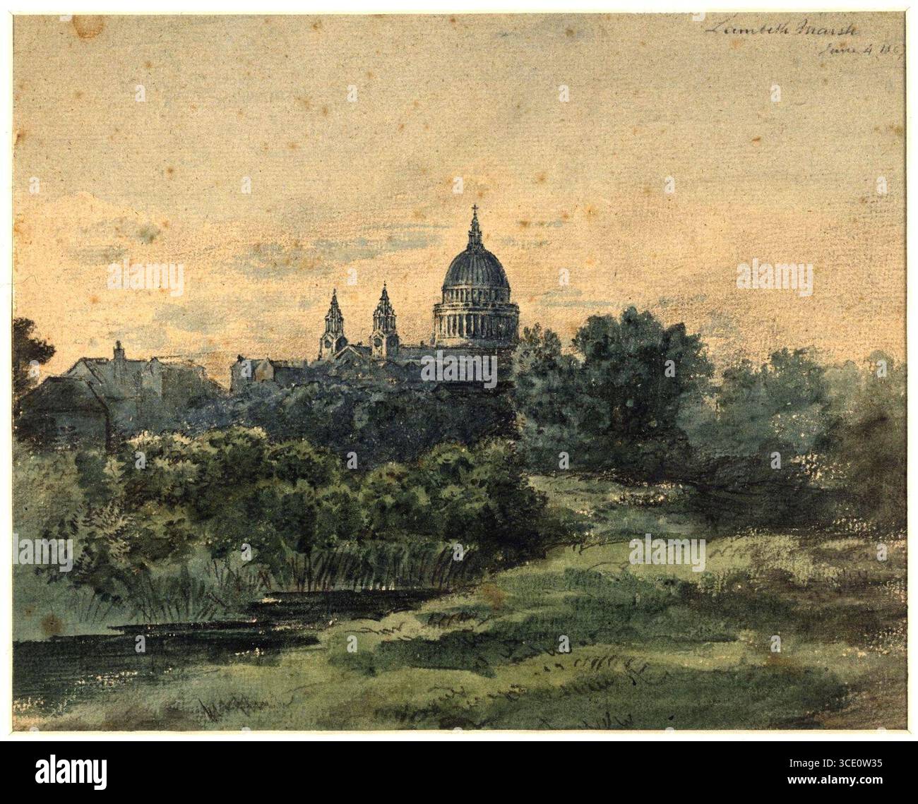 Nasmyth Lambeth Marsh Stock Photo - Alamy