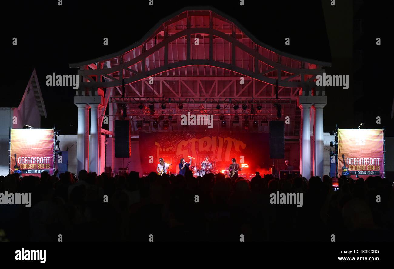 August 13, 2025, Virginia Beach, Virginia, USA: THE STRUTS rocks the ...