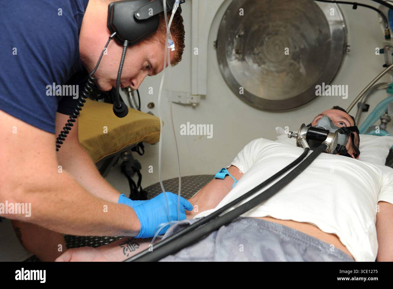 Naval Base Guam dive locker Stock Photo - Alamy
