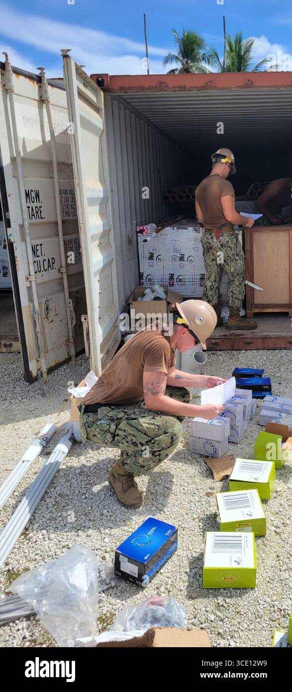 Naval Mobile Construction Battalion 5's Detail Papua New Guinea ...