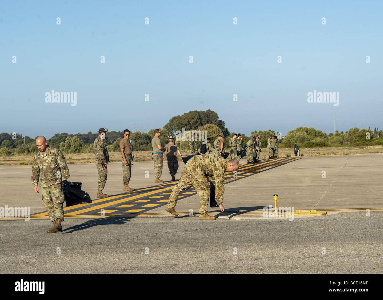 NAVSTA Rota Performs FOD Walkdown (7437224 Stock Photo - Alamy