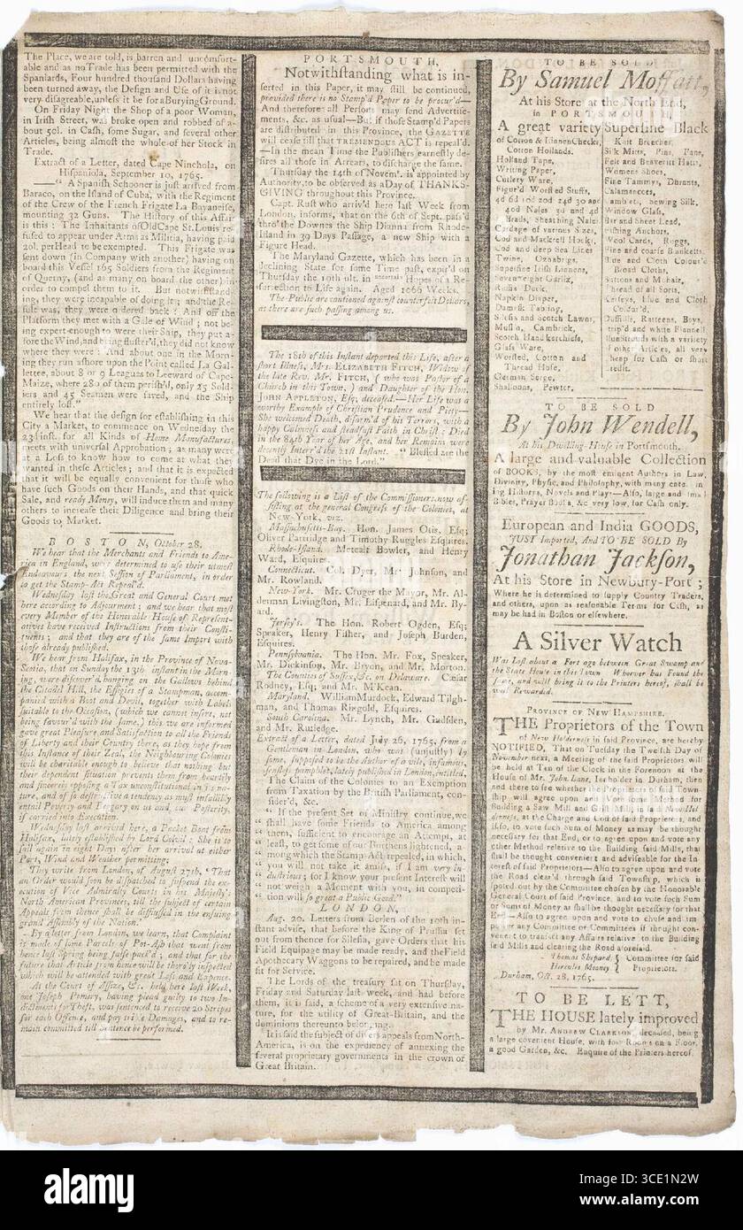 Stamp act 1765 hi-res stock photography and images - Alamy