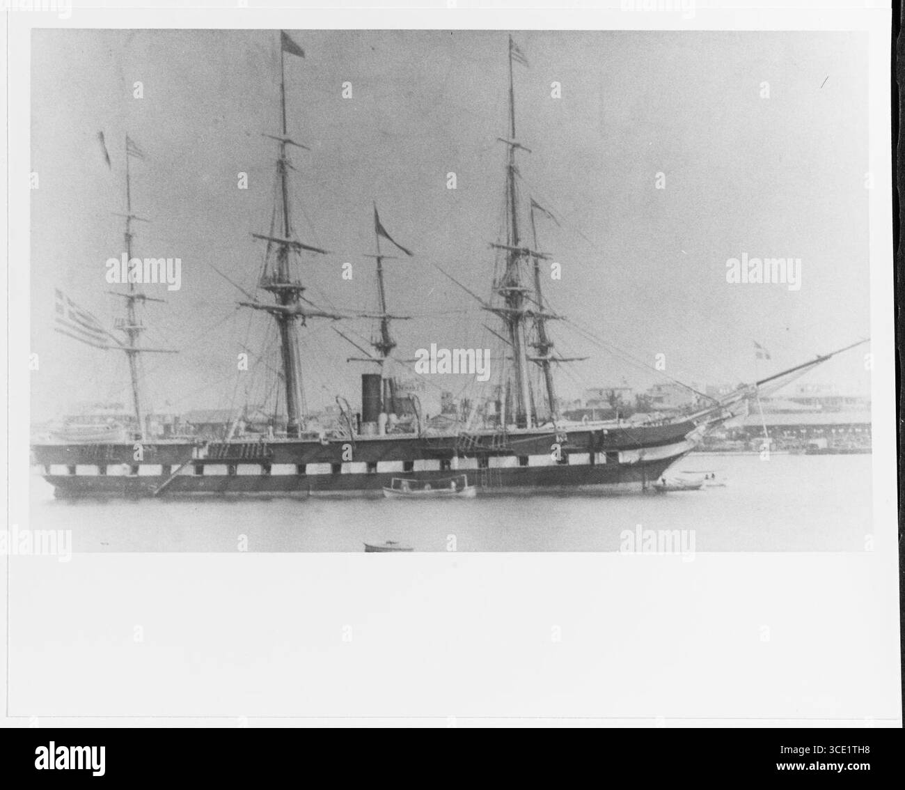 NH 94218 Hellas (Greek Screw Corvette, 1861-1906 Stock Photo - Alamy