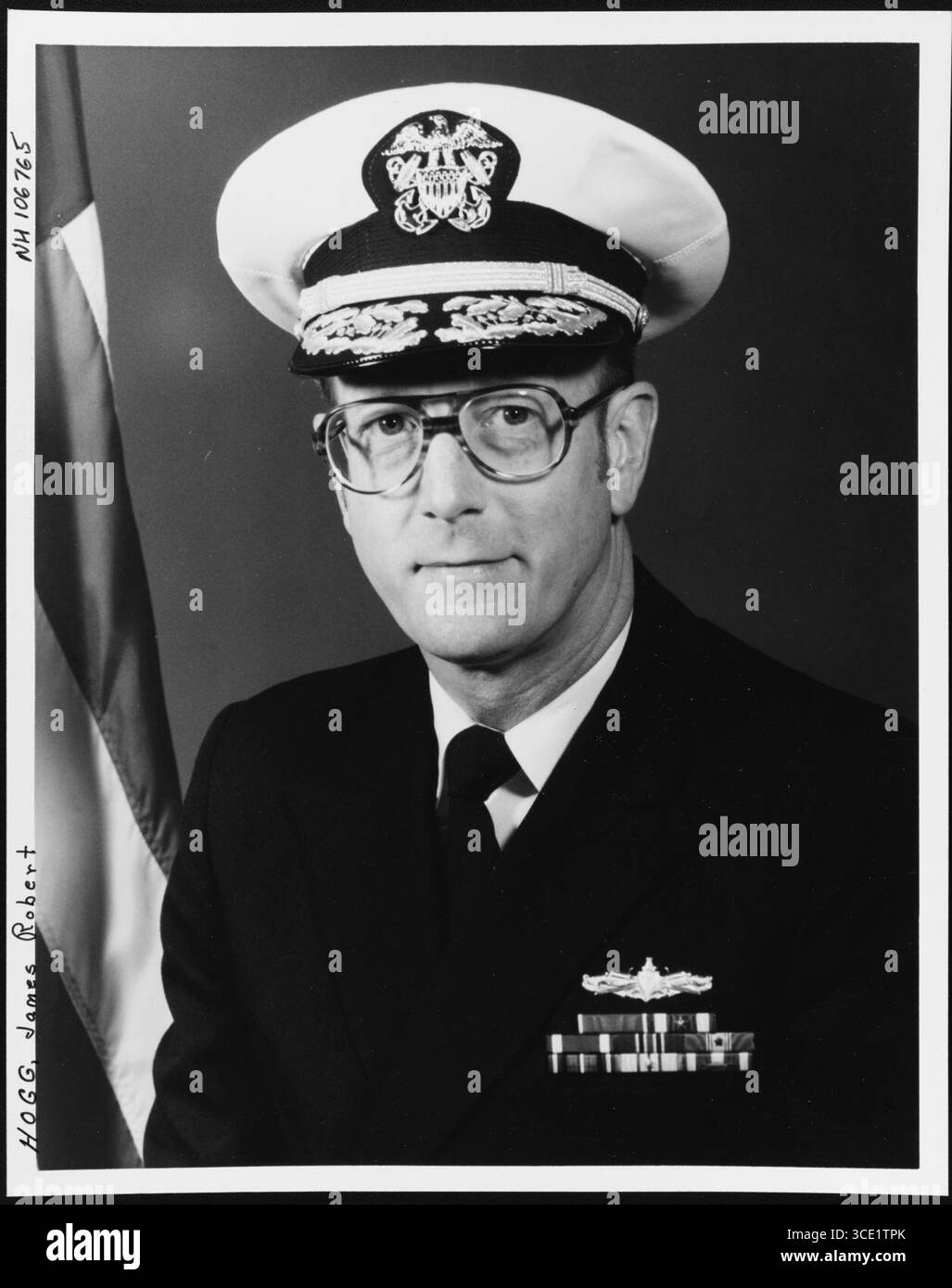 NH 106765 Rear Admiral James R. Hogg, USN Stock Photo - Alamy