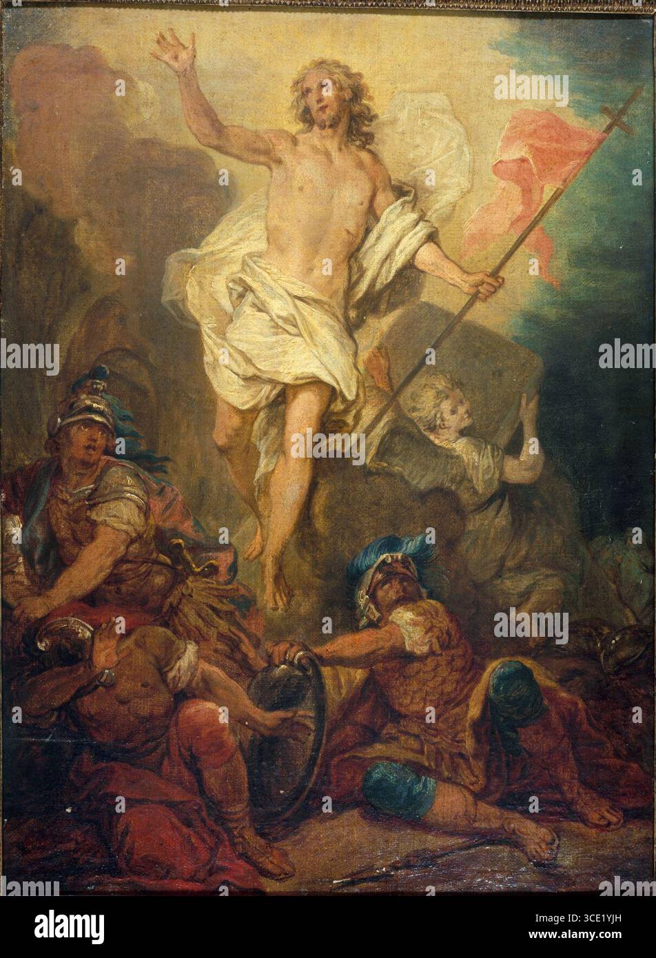 Nicolas Bertin - La résurrection du Christ - P1940 Stock Photo - Alamy