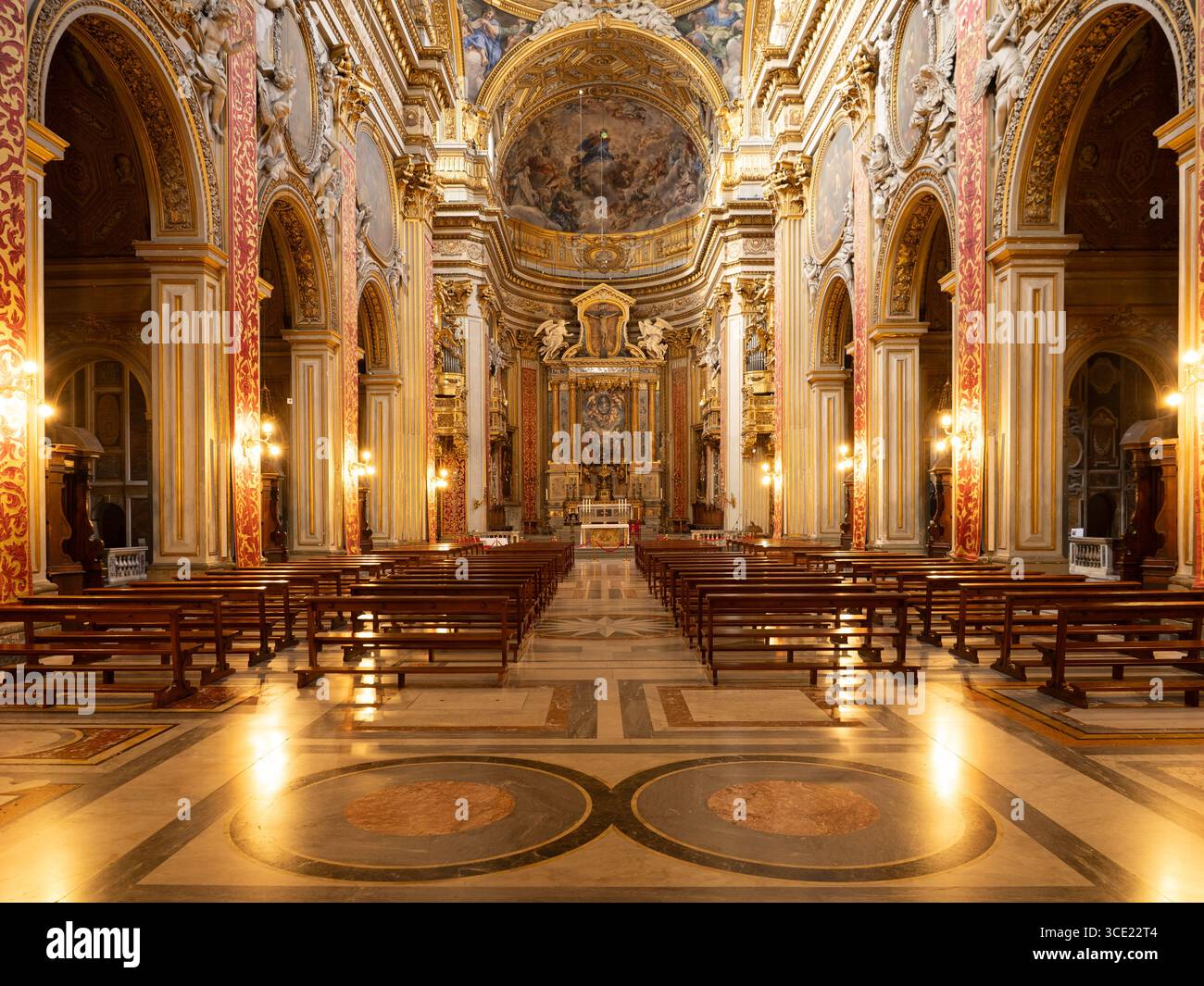 Santa Maria in Vallicella (Chiesa Nuova), baroque styled church in Rome ...