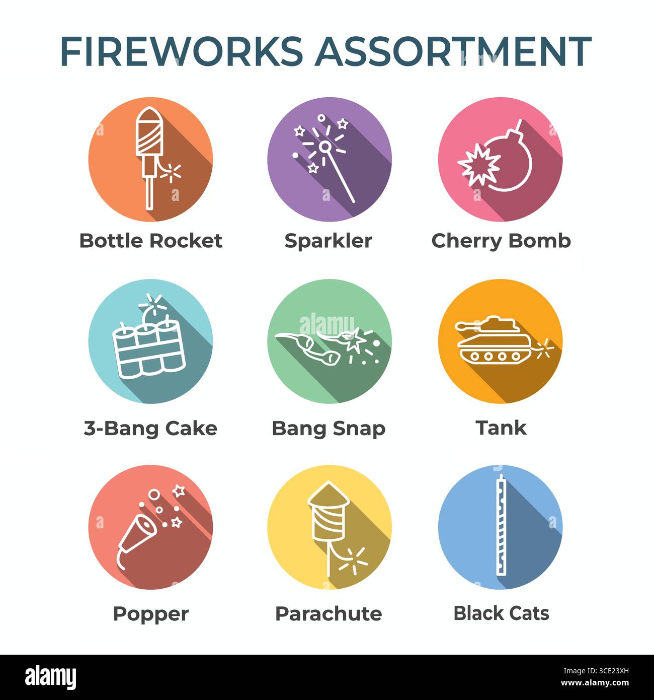 Group fireworks Cut Out Stock Images & Pictures - Alamy