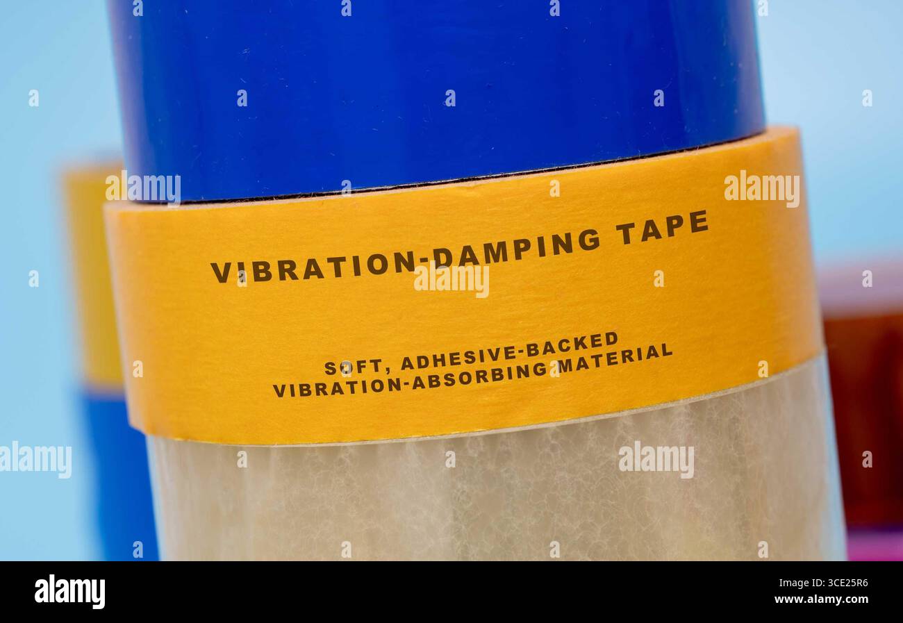 Vibration-Damping Tape Soft, adhesive-backed vibration-absorbing ...