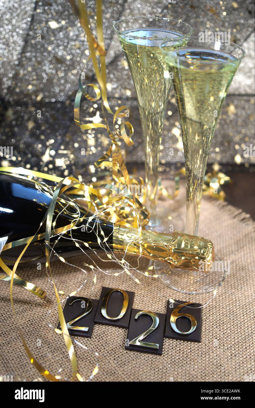 2026 year symbol on abstract hi-res stock photography and images - Alamy