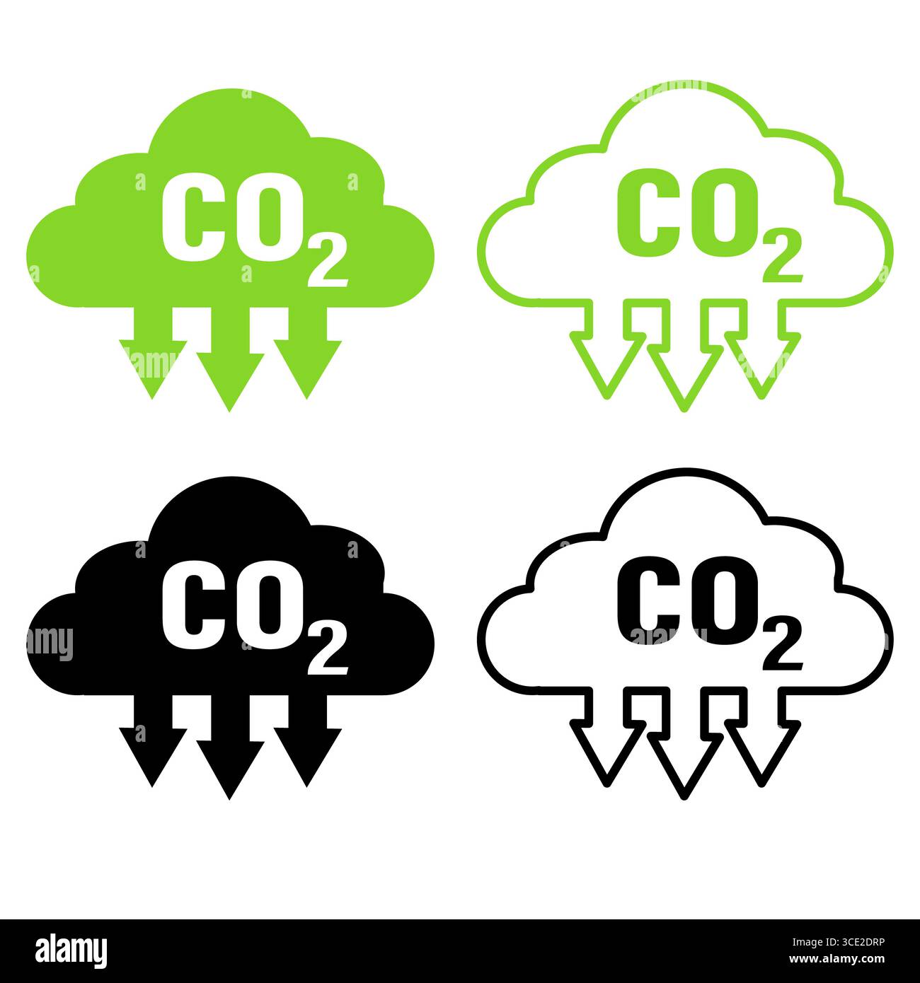 reduce co2 gas icon. zero carbon emission symbol. gas low co2 logo ...
