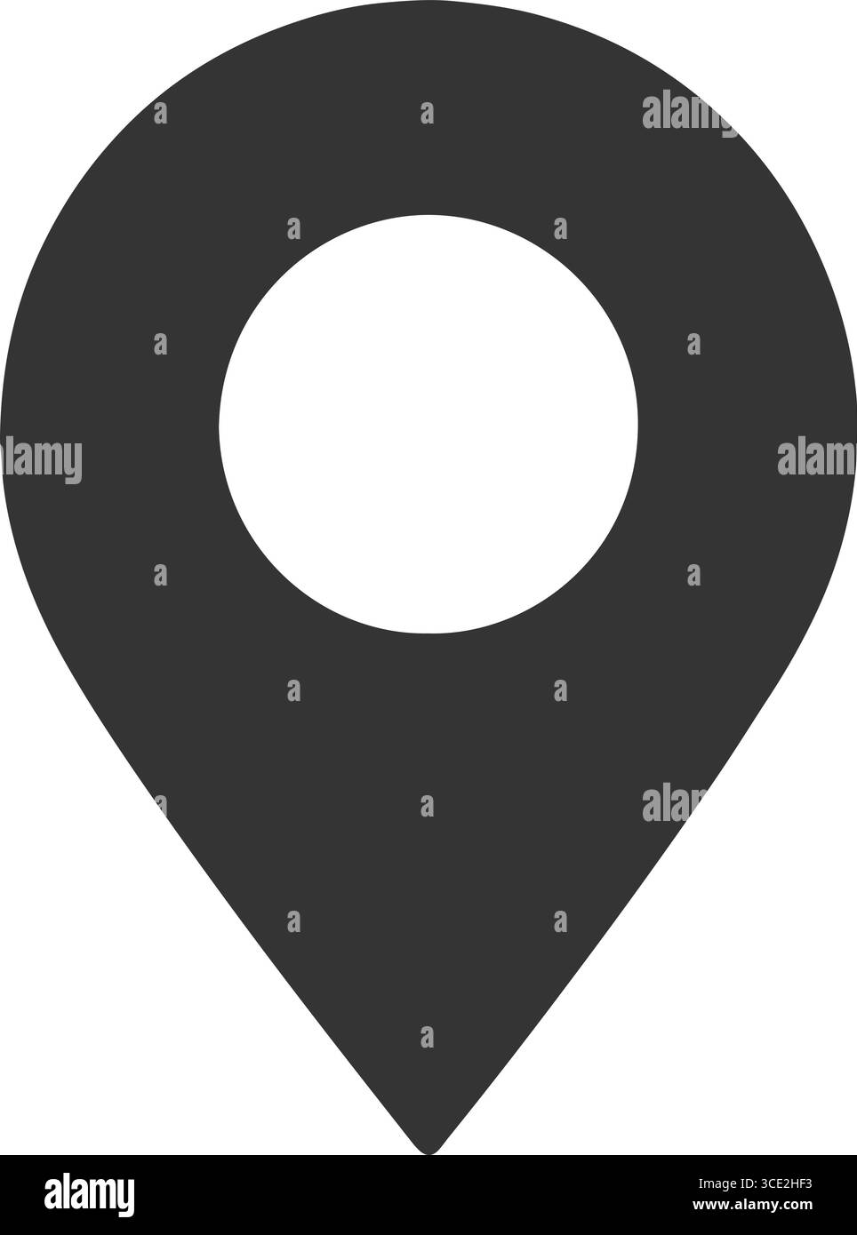 Clean minimal location marker Stock Vector Images - Alamy