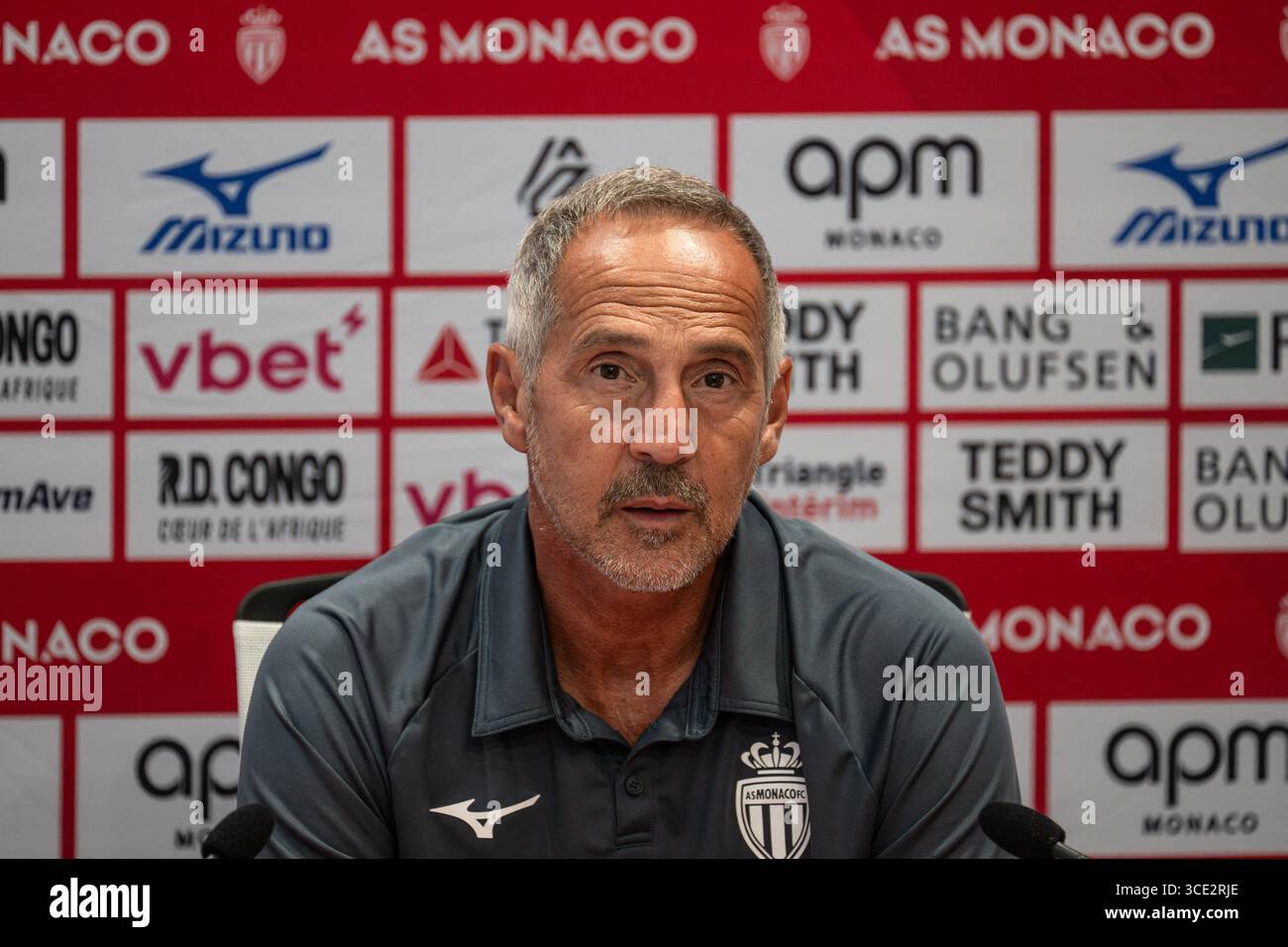 Adi Hutter seen during Lukas Hradecky, AS Monaco Football Club's new ...