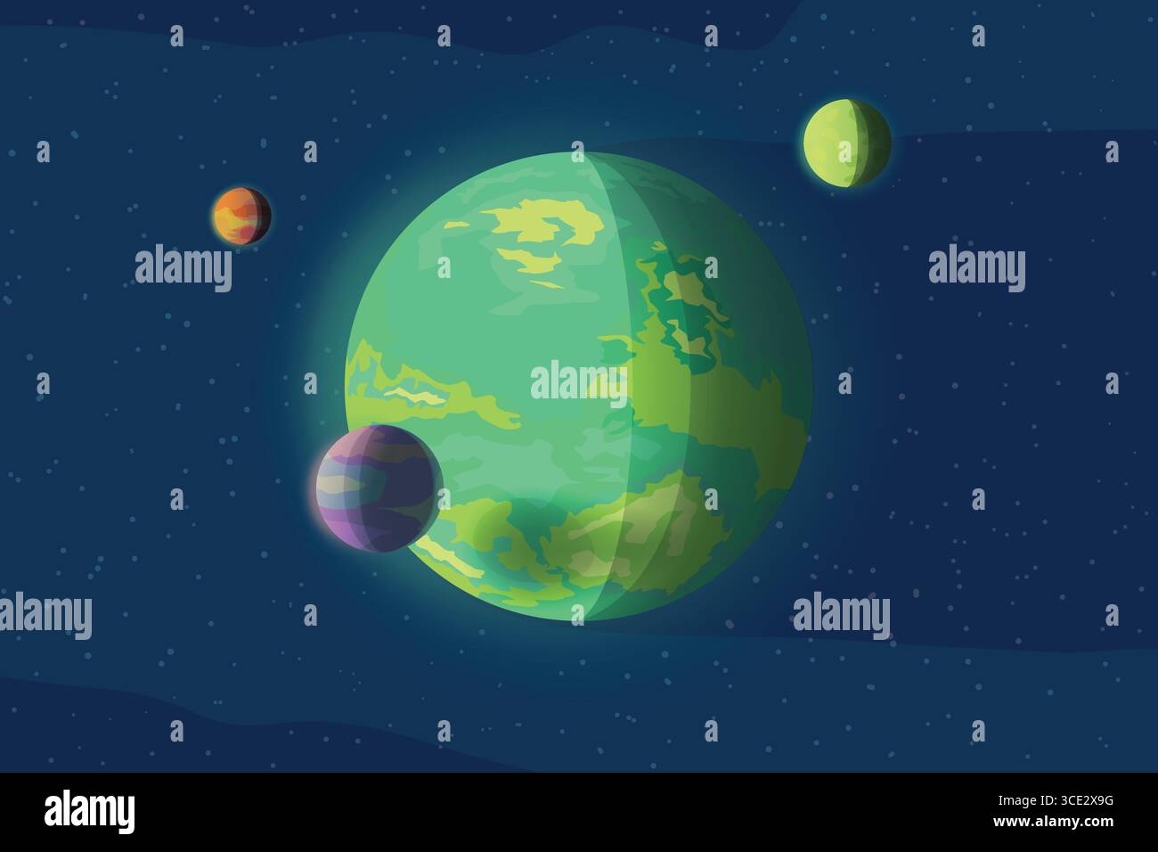 Deep space sci fi travel Stock Vector Images - Alamy