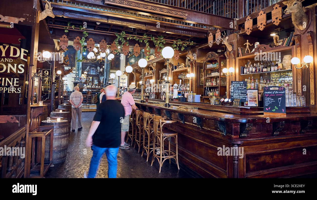 The interior of St Peters Tavern formerly a Roman Catholic church in ...