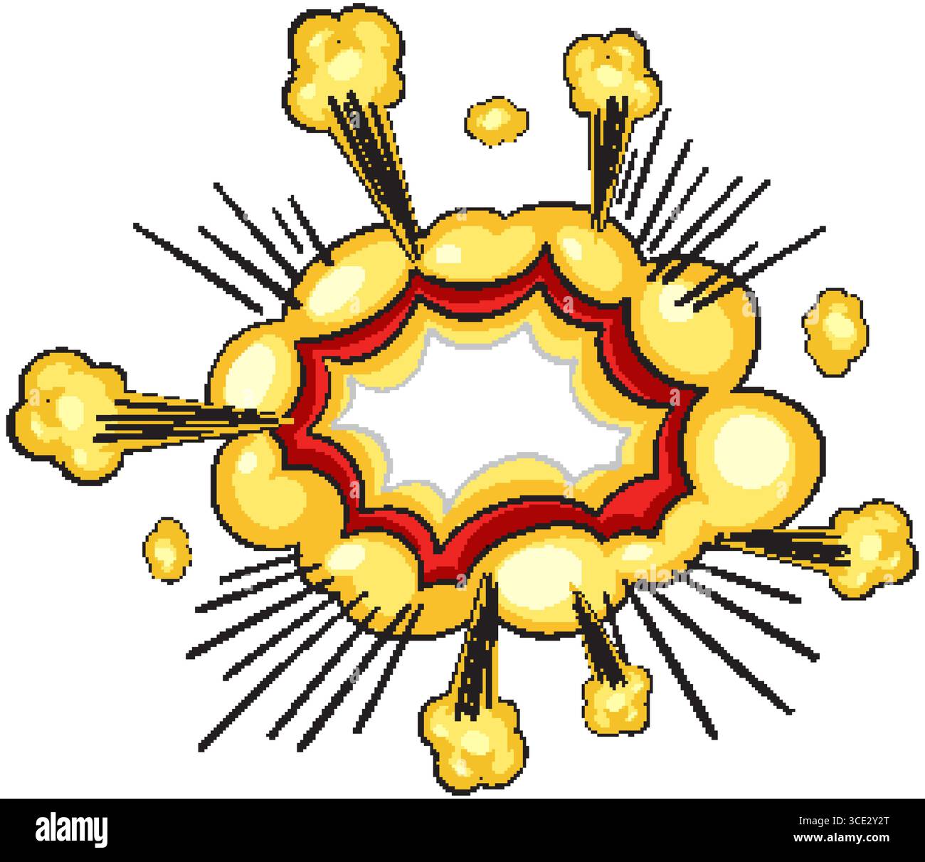 Burst of vibrant lines Cut Out Stock Images & Pictures - Alamy