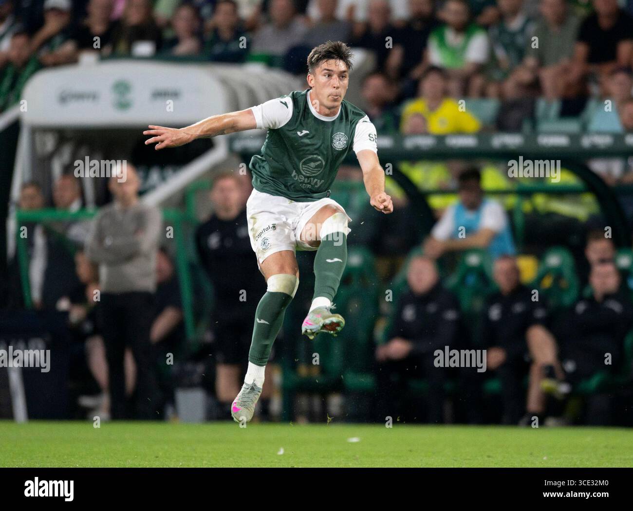 Edinburgh, UK. 14th Aug, 2025. Europa Conference League - Hibernian FC ...