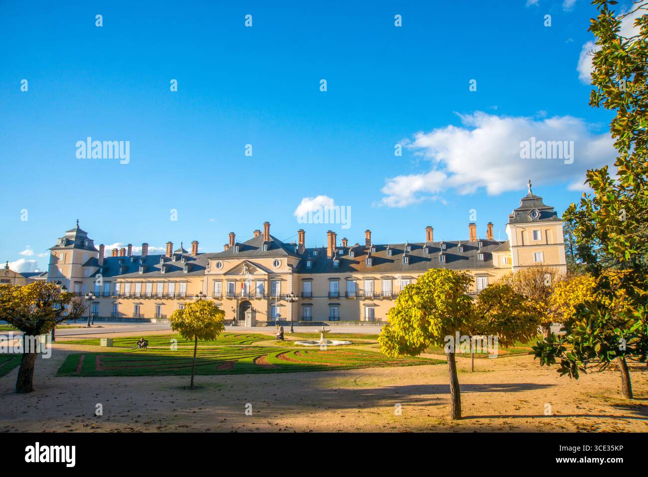 Facade of the Royal Palace. El Pardo, Madrid province, Spain Stock ...