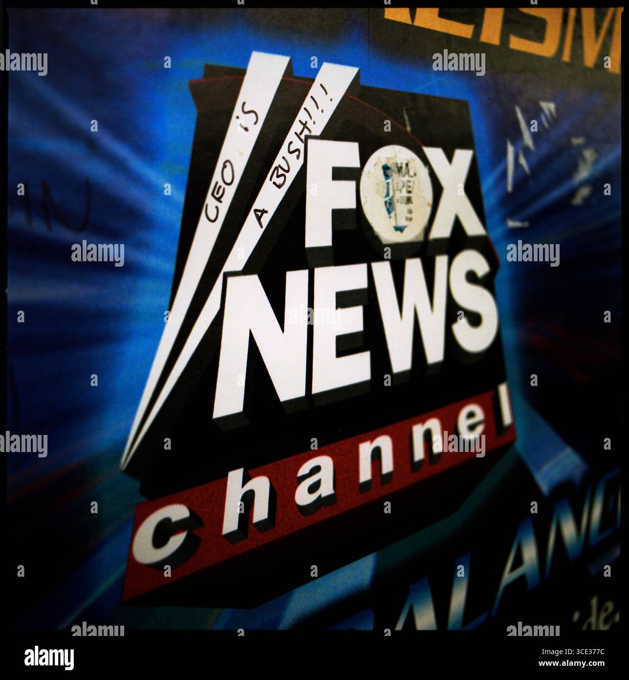FOX News Advertising billboard Stock Photo - Alamy