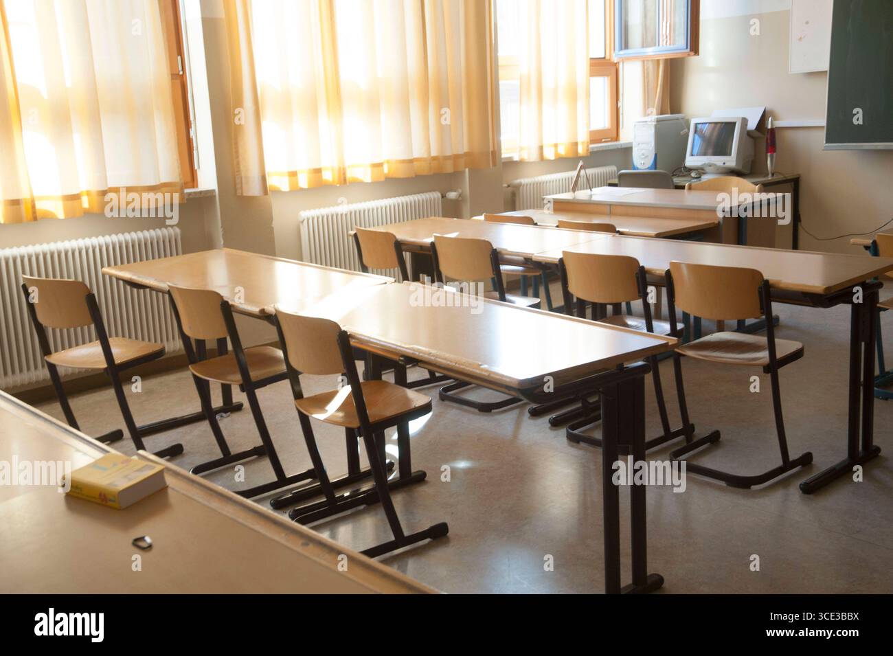 an empty class room in a school empty class room in a school Stock ...