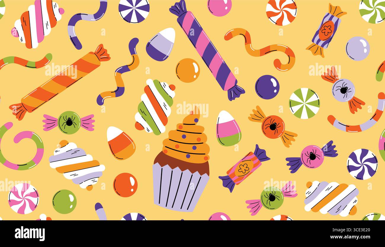 Jelly worm cartoon halloween Stock Vector Images - Alamy