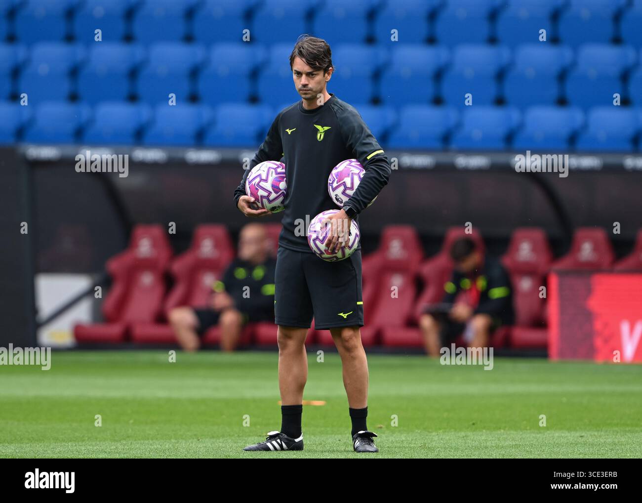 Lazio Coach Giammarco Fedeli before a pre-season friendly match at Turf ...