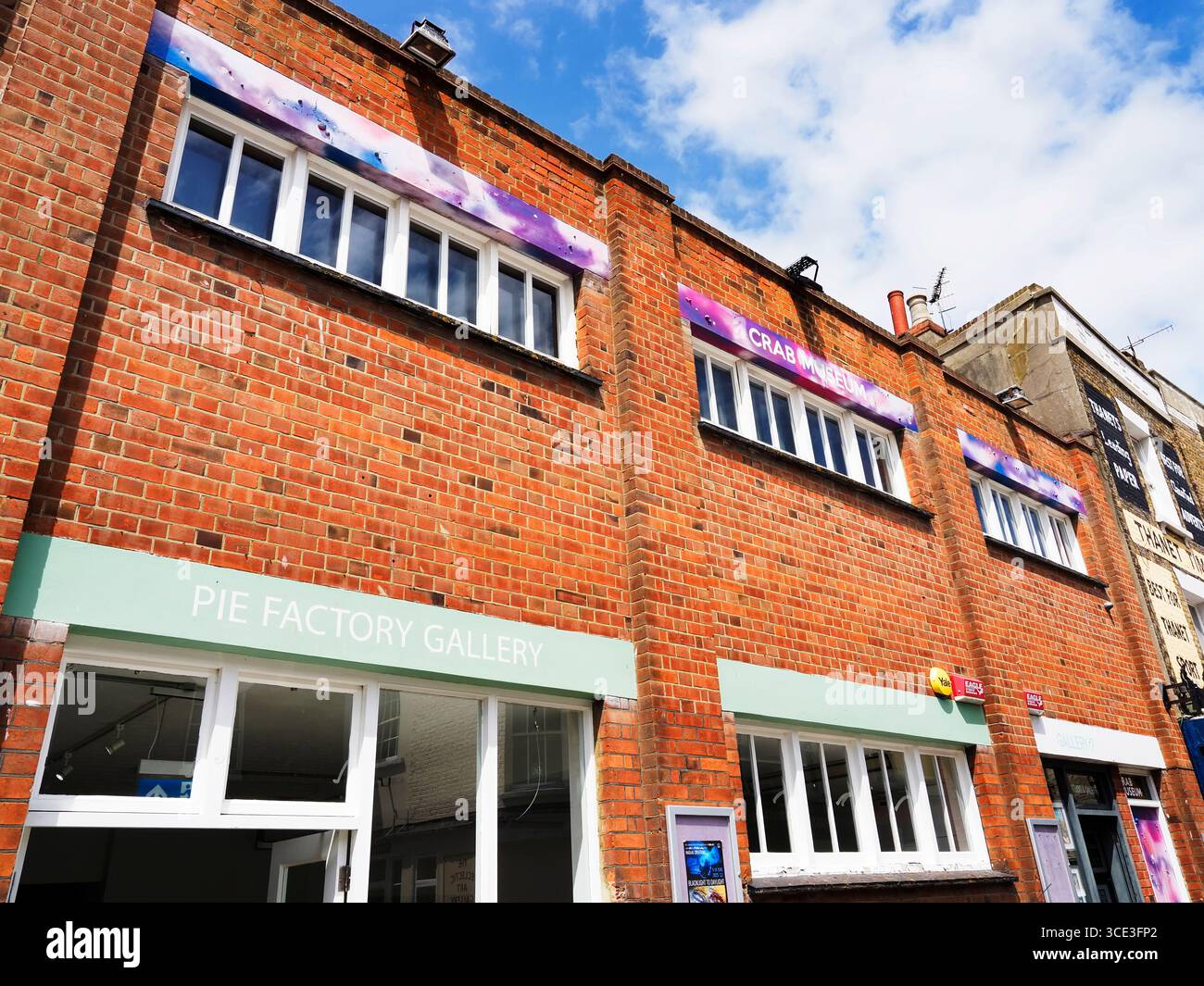 Pie Factory art gallery on Broad Street in Margate Kent England Stock ...