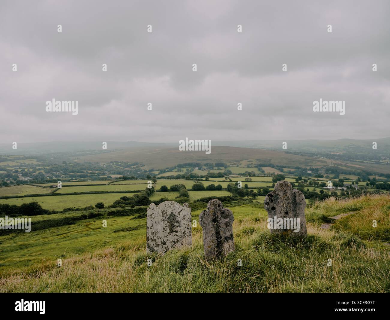The gravestones / headstones / graves at St Michael de Rupe, also known ...