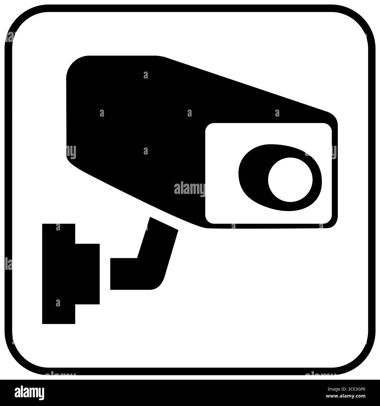 Cctv camera icon surveillance Cut Out Stock Images & Pictures - Alamy