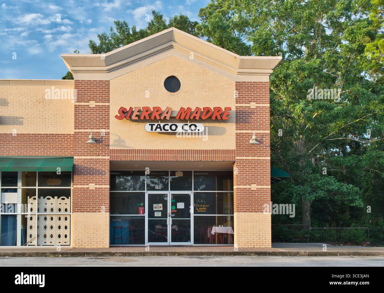Houston, Texas USA 07-20-2025: Sierra Madre taco co Mexican restaurant ...
