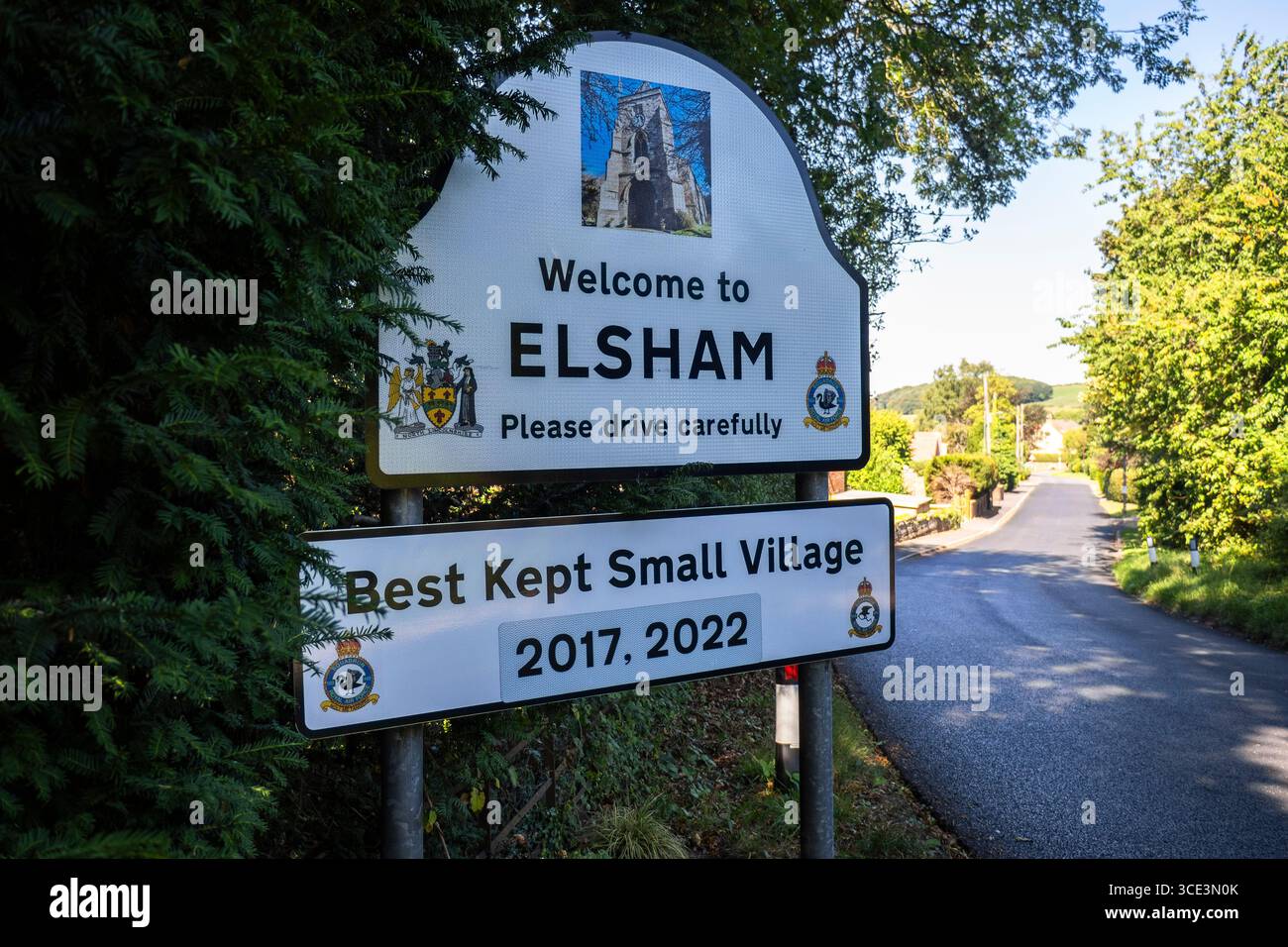 Elsham, United Kingdom . 15 August, 2025. General view of Elsham ...